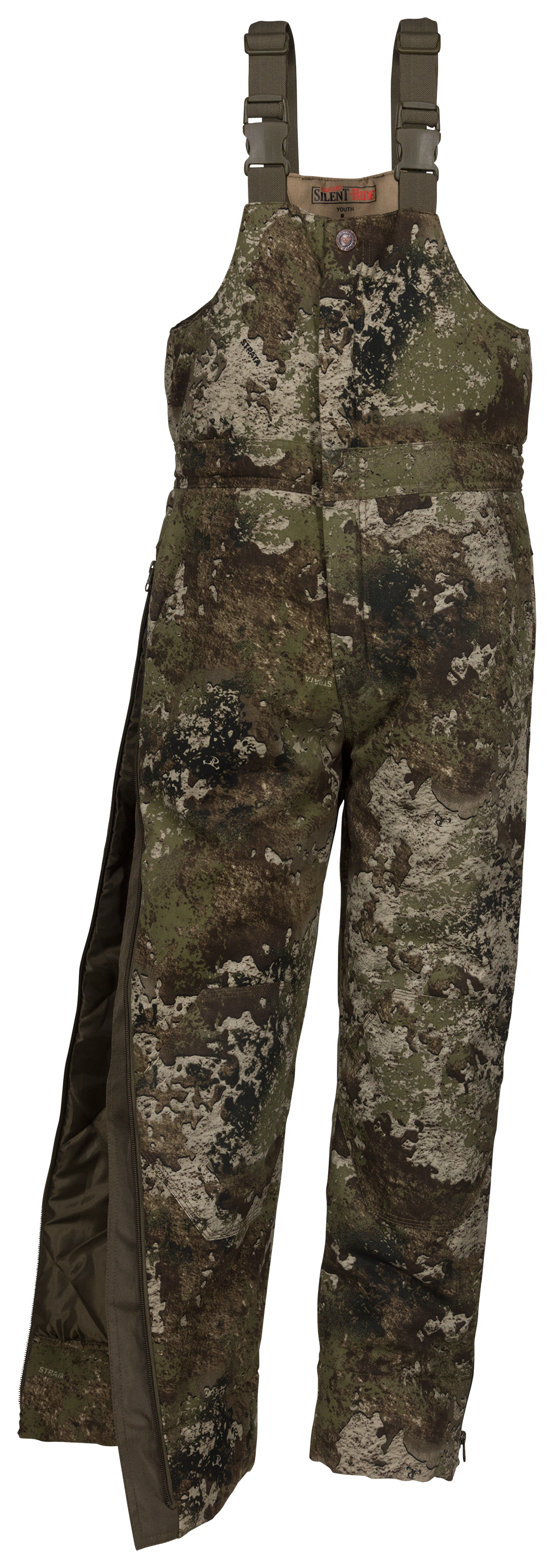 RedHead Insulated Silent-Hide Bibs for Youth - TrueTimber Strata - L ...